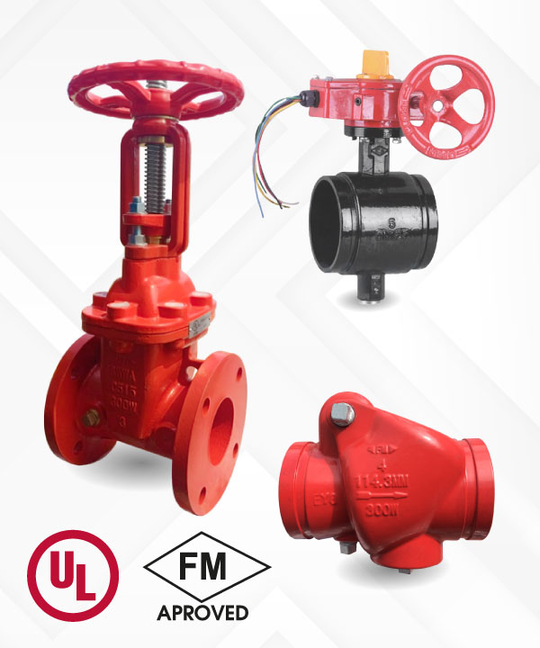 VÁLVULAS PARA SISTEMA CONTRA INCENDIO UL / FM